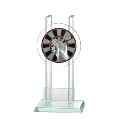 Unieke glas trofee - Personalisatie door Trofee.be